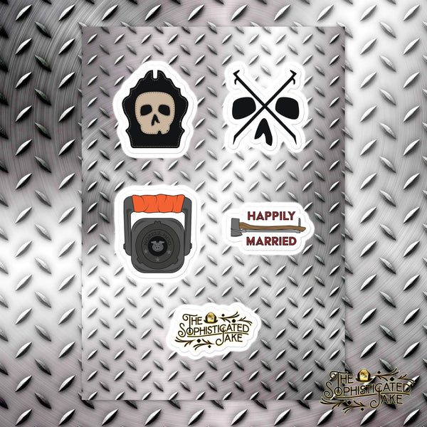 Firefighter 5 Sticker Pack – The Sophisticated Jake